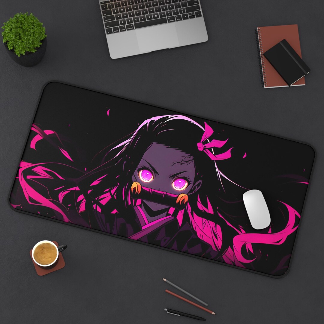 Nezuko Demon Slayer Desk Mat, Nezuko Fan Art, Desk Mat, XXL Extended ...