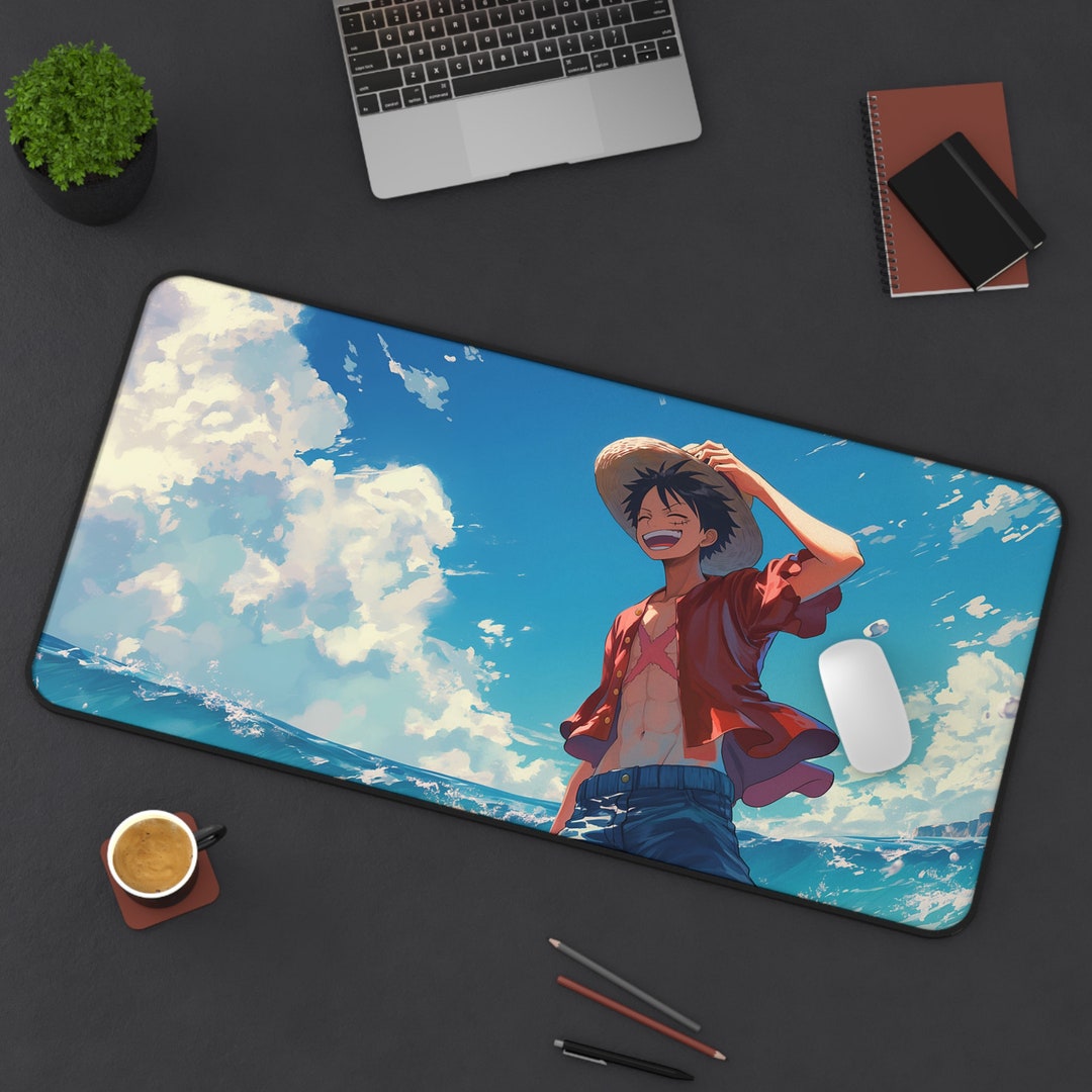 One Piece Luffy Mouse Pad, XXL Mouse Mat, Anime Mouse Mat, Aesthetic ...