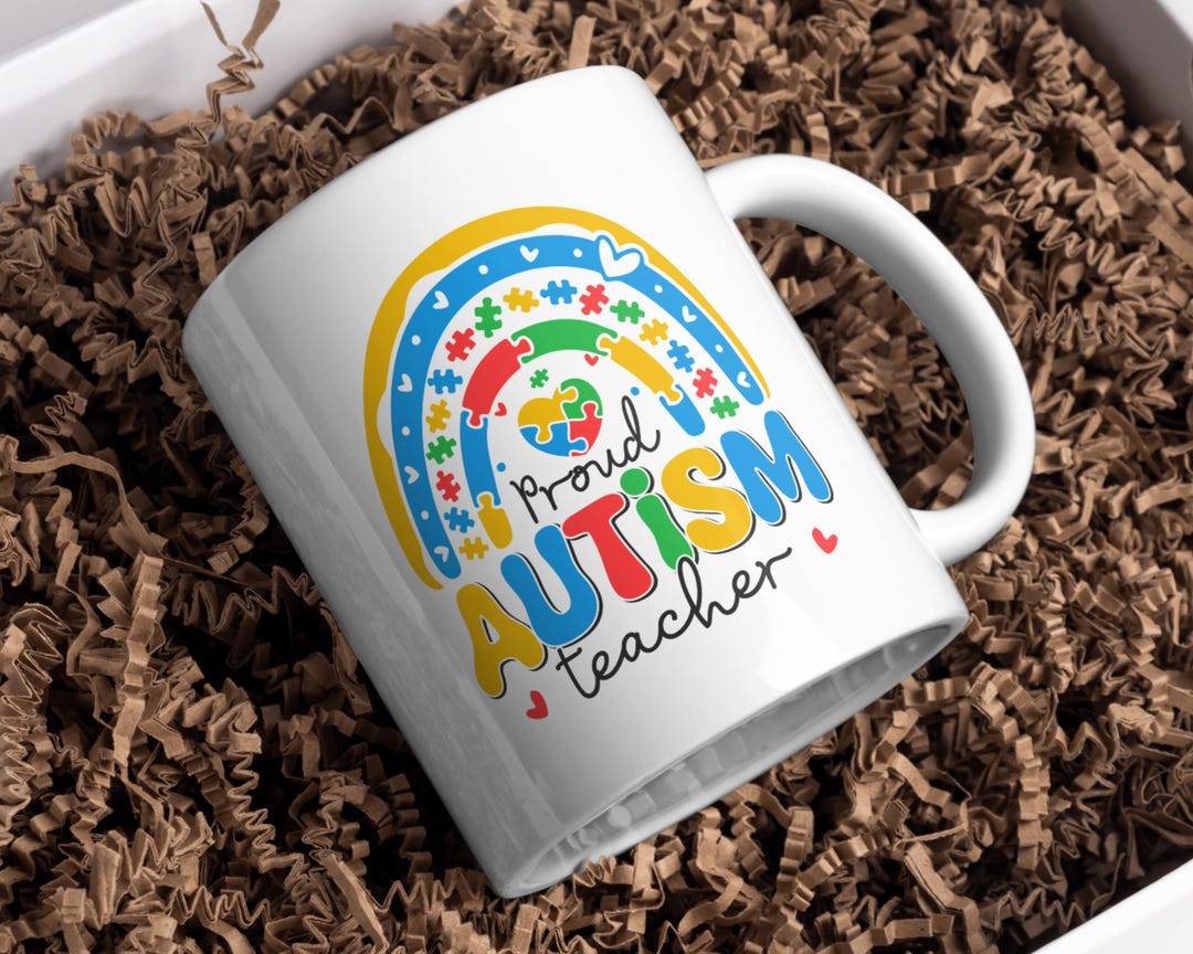 Autism Teacher Mug, Everyone Communicates Differently Autism Mug ...