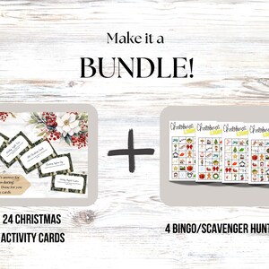 Christmas Light Bingo/scavenger Hunt - Family Game for Car Rides ...