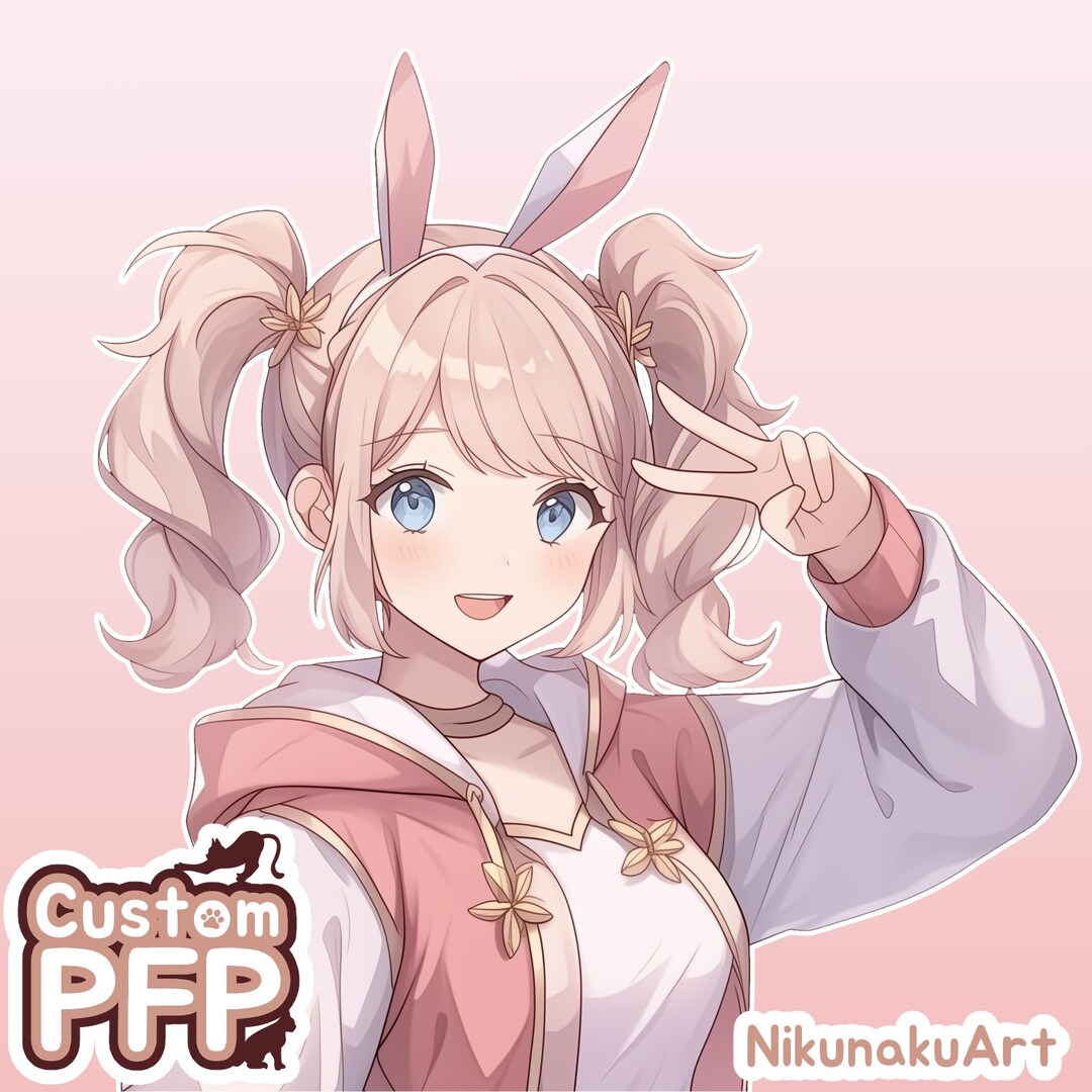 Custom Anime Profile Picture: Vtuber/streamer Avatar, Personalized Art ...