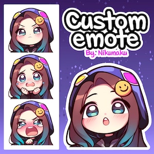 Custom Streamer Emotes for Twitch & Discord | Personalized Channel ...