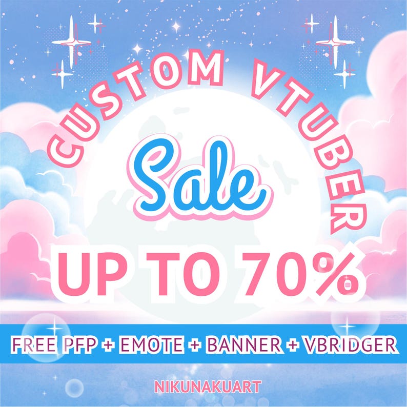 Custom Live2d Vtuber Model Rigged Design - Etsy