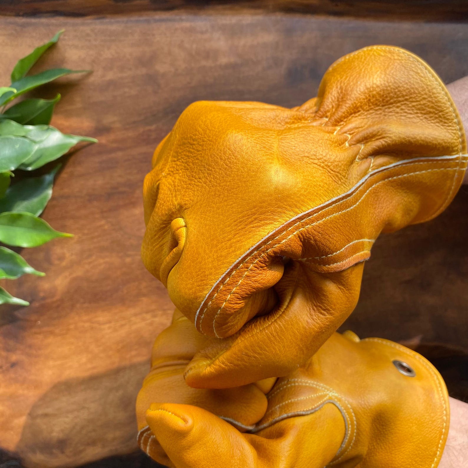Cowhide Leather Work Gloves – Bushcraft, Garden and Riding - Etsy