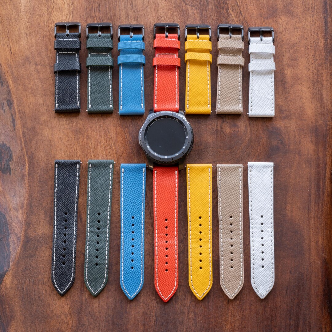 Colorful Huawei Watch Strap Genuine Leather Durable Joyful Watch Strap ...