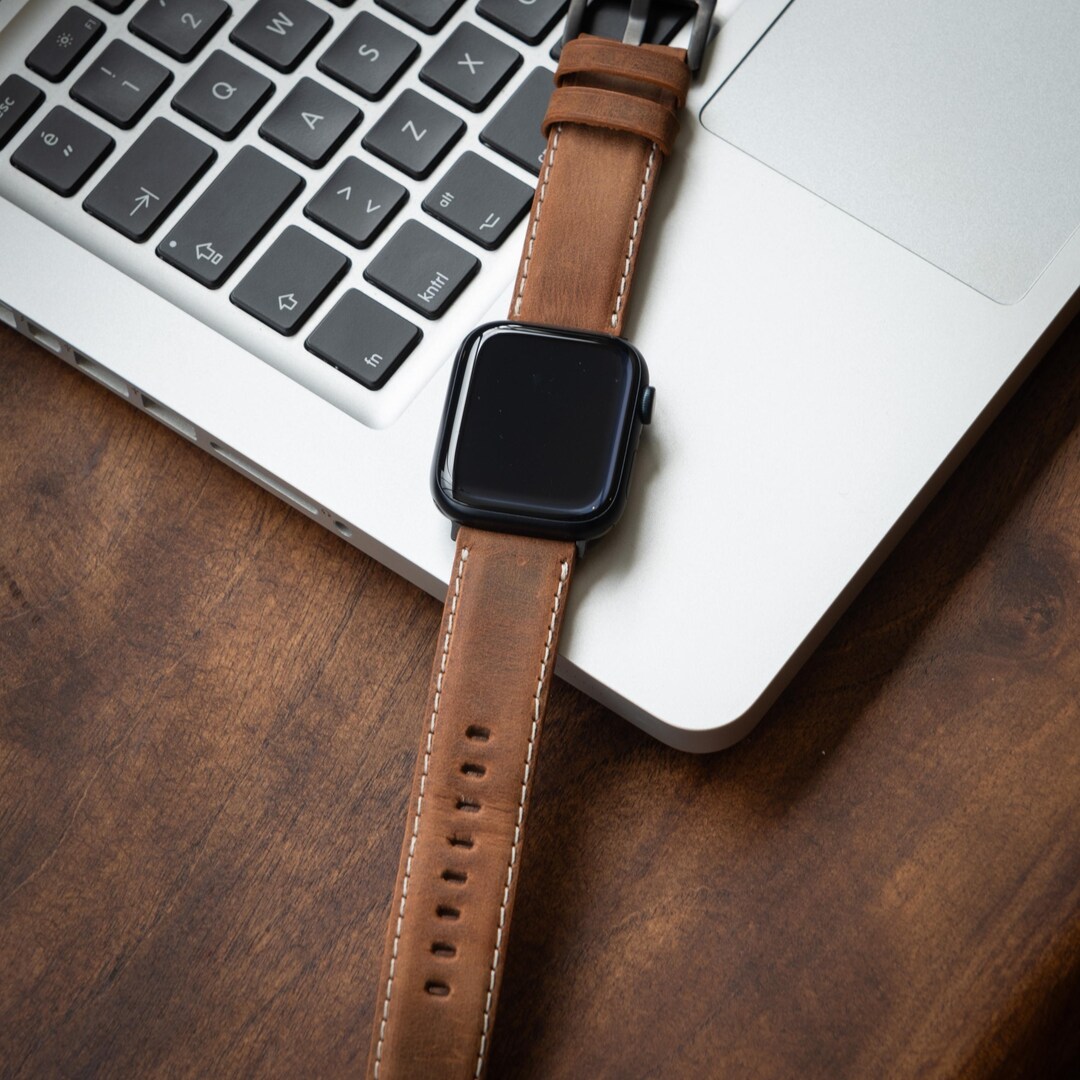 Panerai Style Watch Strap Leather for Apple Watch Band Genuine Leather ...
