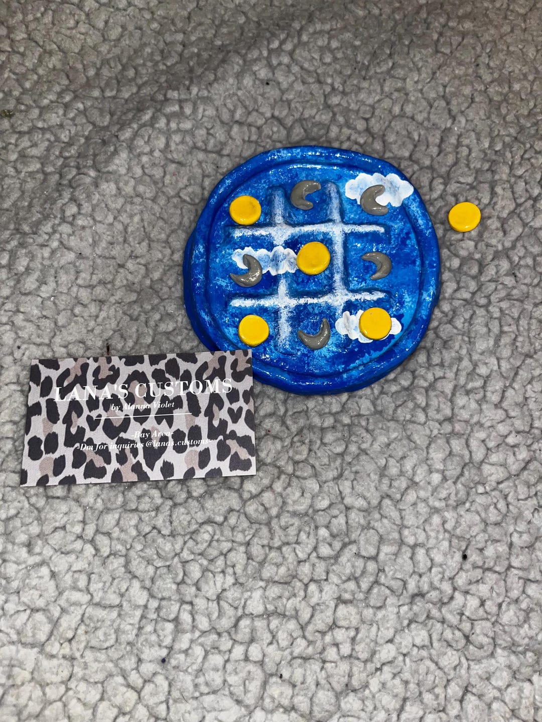 Starry Night Tic Tac Toe Game - Etsy