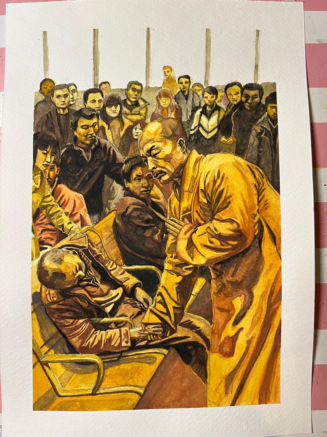 Compassion – Emotional Storytelling Art, Expressive Human Figures ...