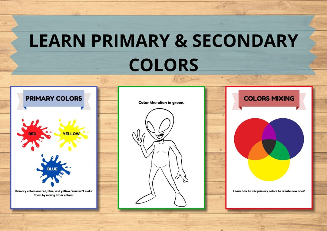 30 Fun and Educational Color Worksheets for Kids | Learn Primary ...