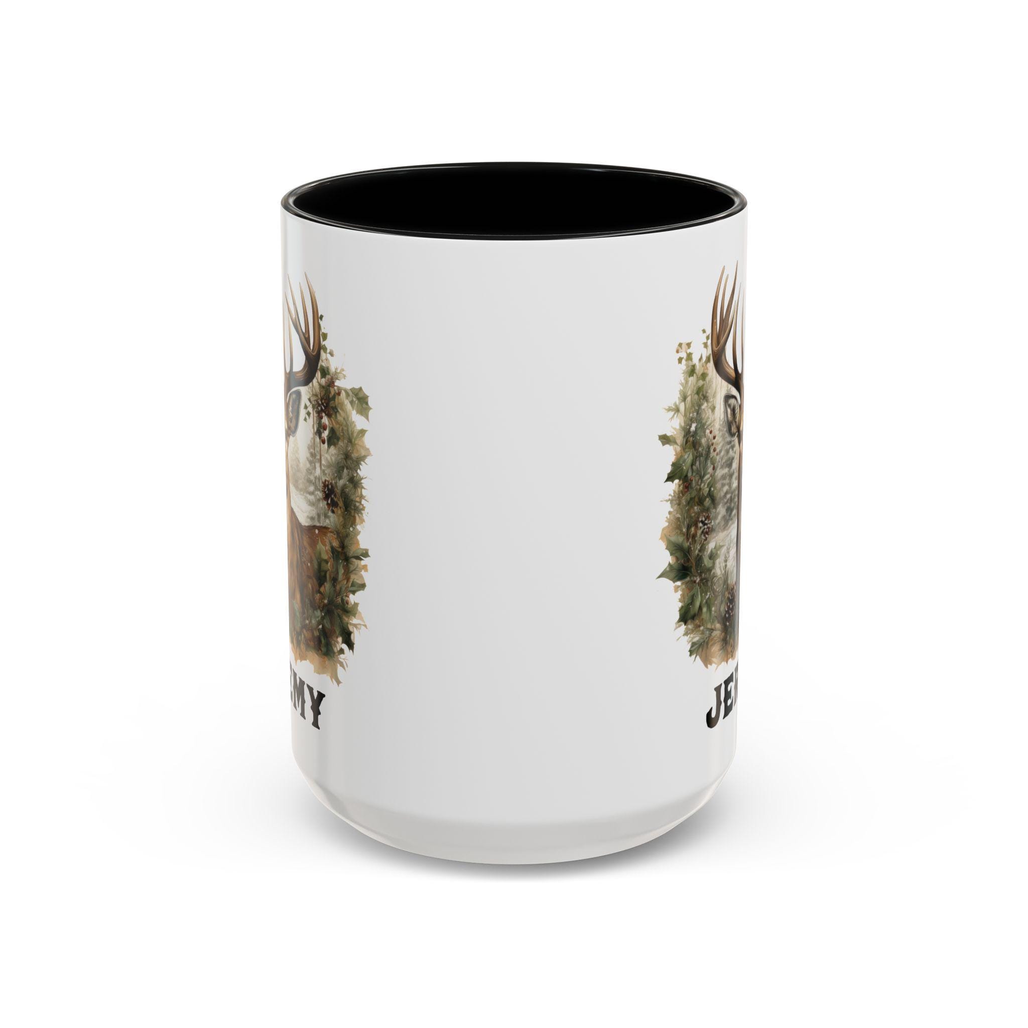 Personalized Whitetail Buck Coffee Mug: Wildlife Hunter Gift - Etsy