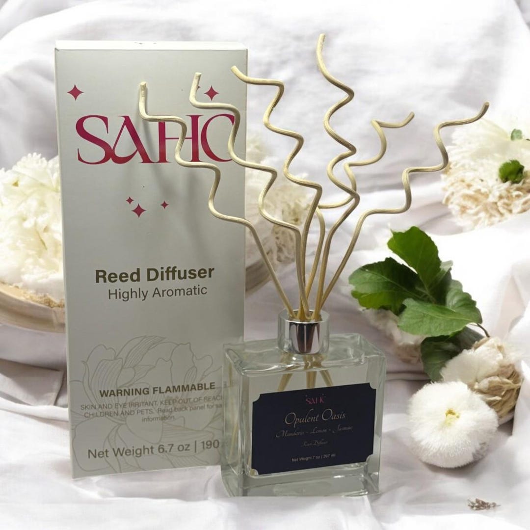 White Tea Reed Diffuser | Spa-like Atmosphere | Long-lasting Fragrance ...