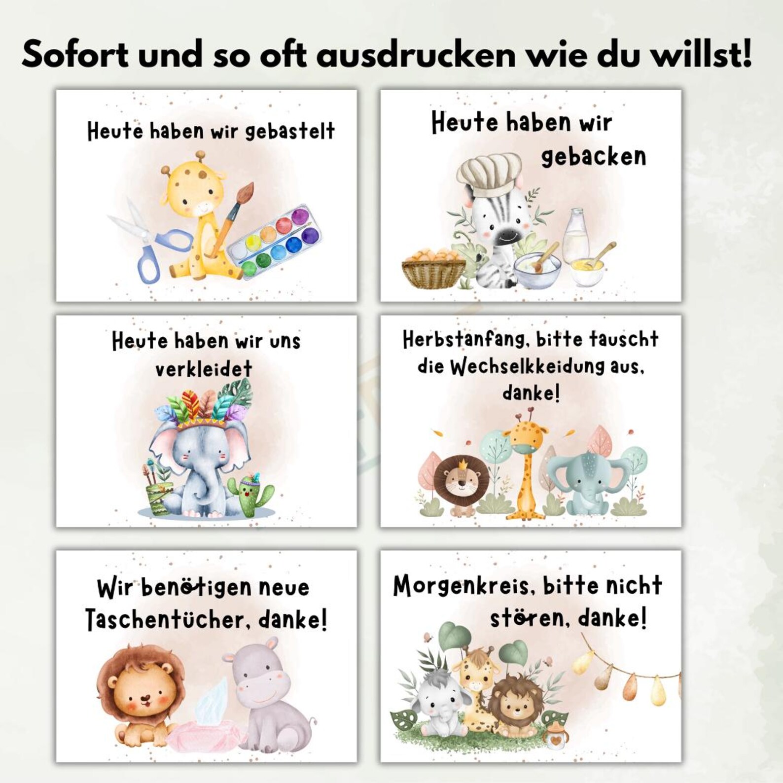 30 Kindergarten Notice Templates | Information Board Daycare PDF | Door ...