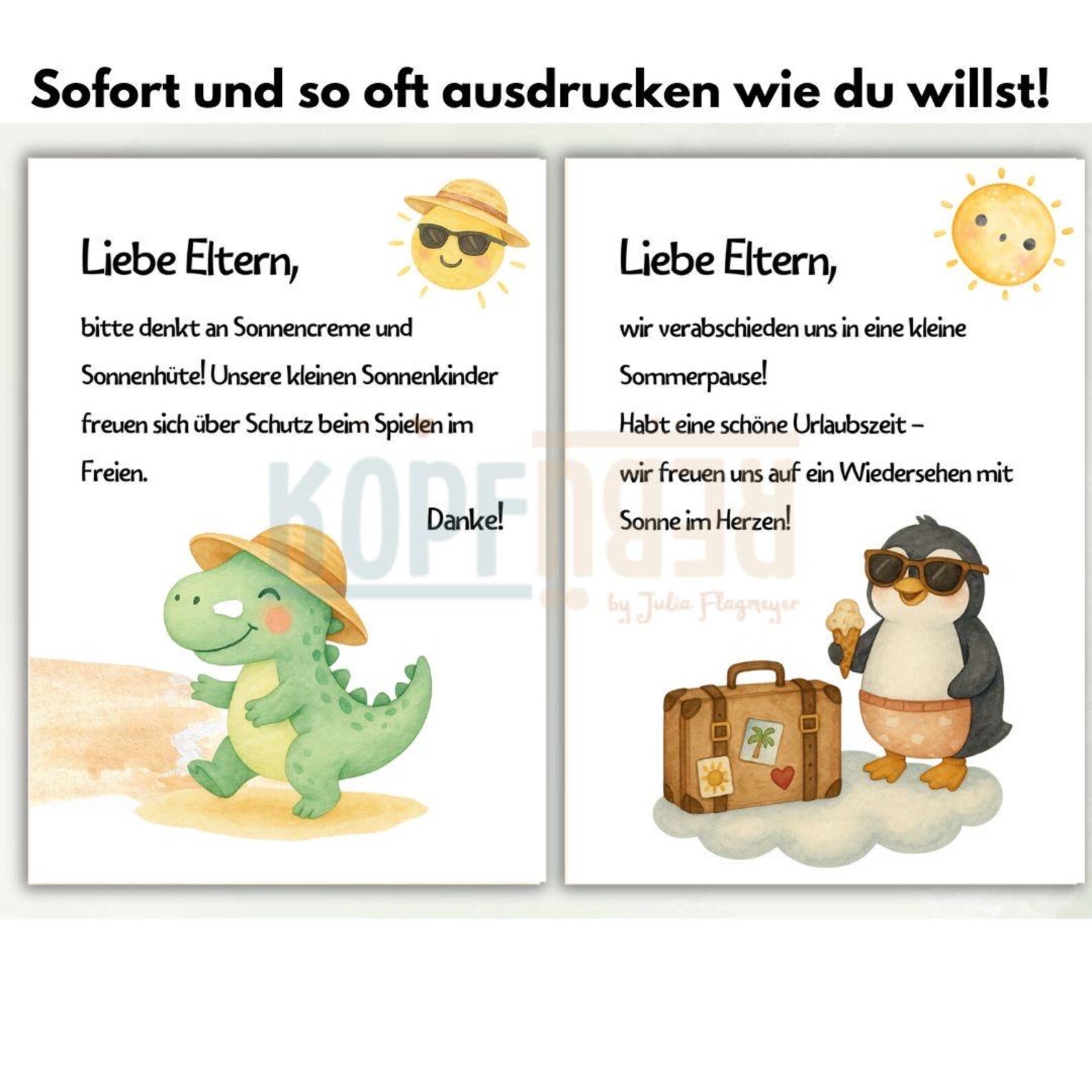 10 Kindergarten Notice Templates | Information Board for Daycare ...