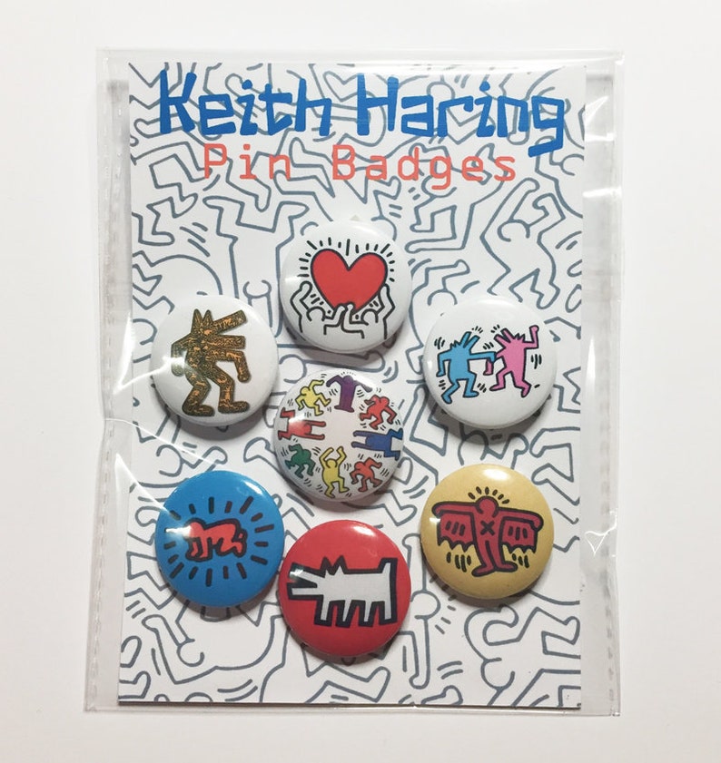 Keith Haring Pins or Magnets - Etsy