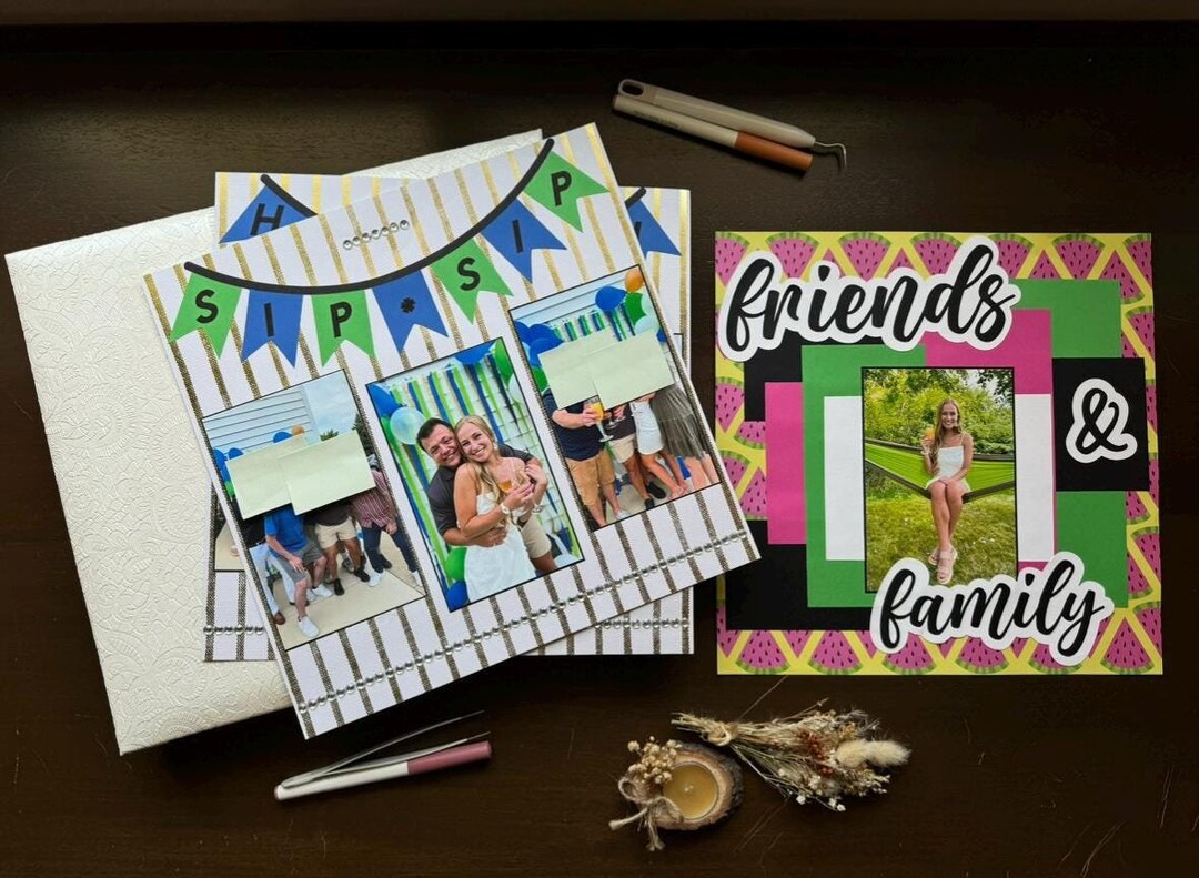Handmade Scrapbook, Fully Completed, Personalized Pages, 12x12 ...