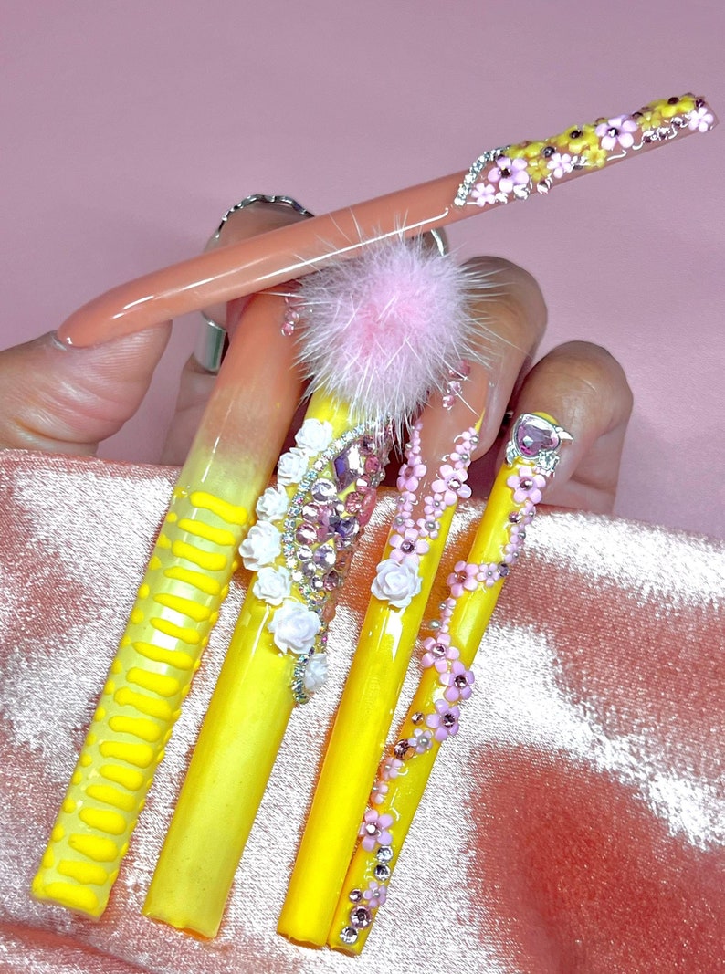 10xl Extendo Acrylic Press on Nails - Etsy