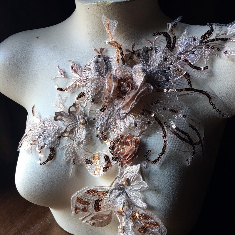 Copper Coloured Appliques - Etsy