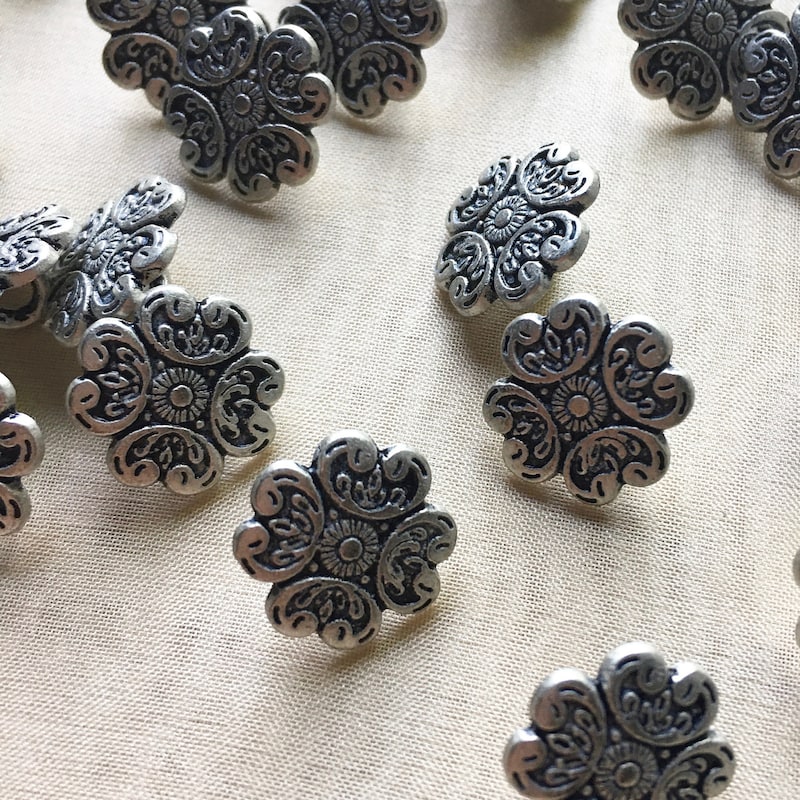 Nordic Buttons Pewter - Etsy