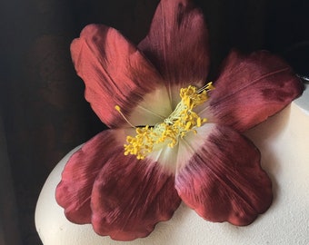 Maroon silk flowers | Etsy