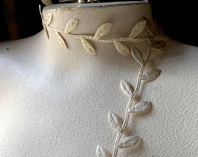 3 Yds GOLD Leaf Vine Trim for Bridal, Costumes, Crafts TR - Etsy