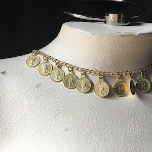 18 Gold Coin Trim for GARMENTS, Costumes, Tribal Fusion or Bellydance ...