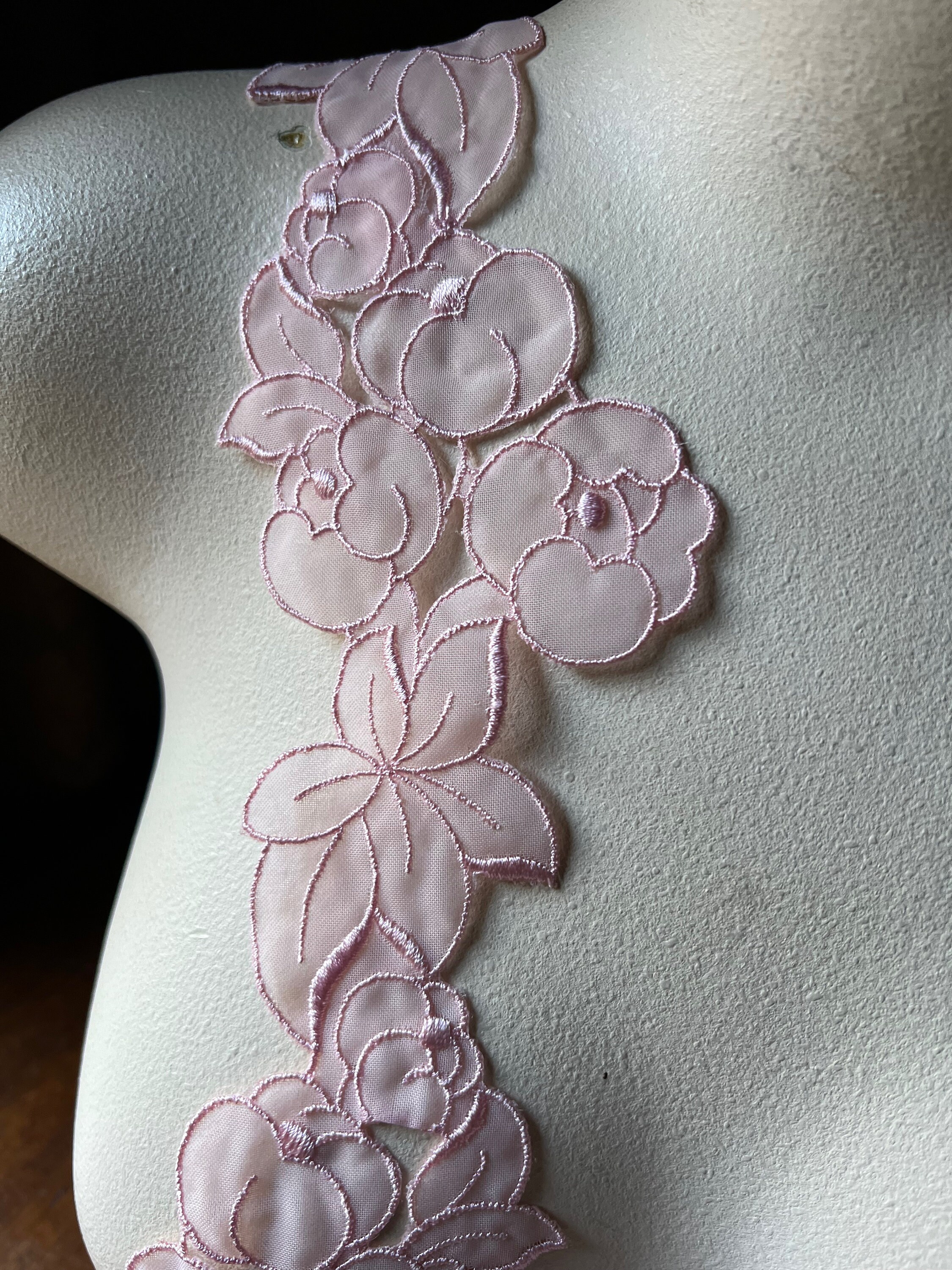 PINK Vintage Lace for Lingerie, Garments CL 6033 - Etsy