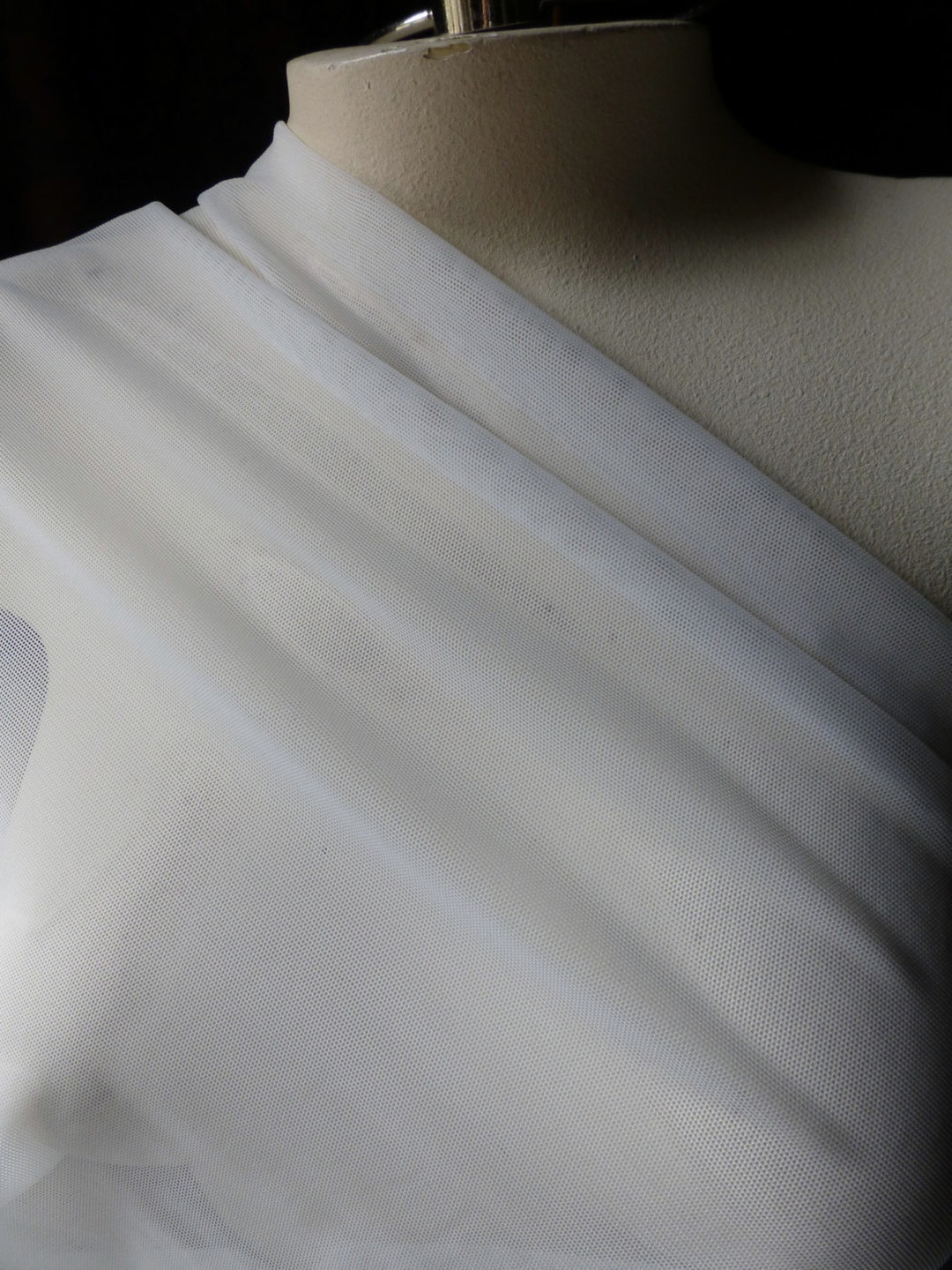 STRETCH Net Power Net in IVORY for Swimsuits, Lingerie, Skating ...