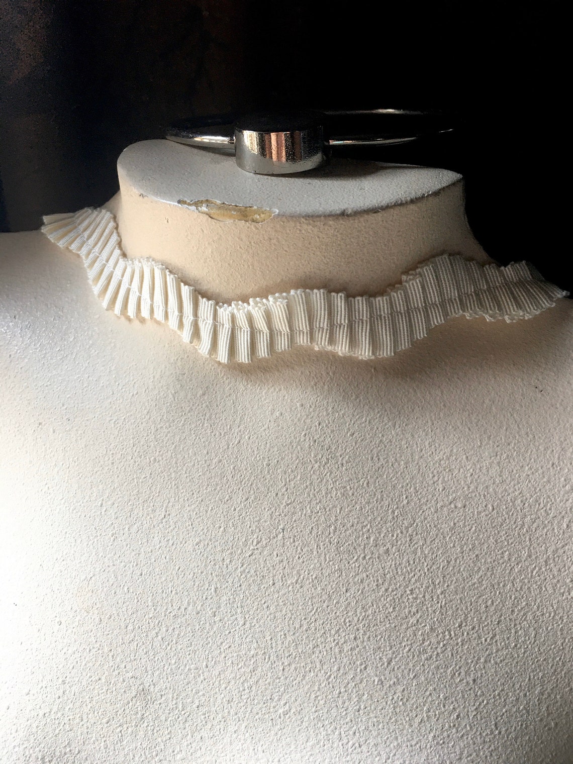 IVORY Pleated Trim for Bridal, Reenactment Costumes, Garments, Cosplay ...