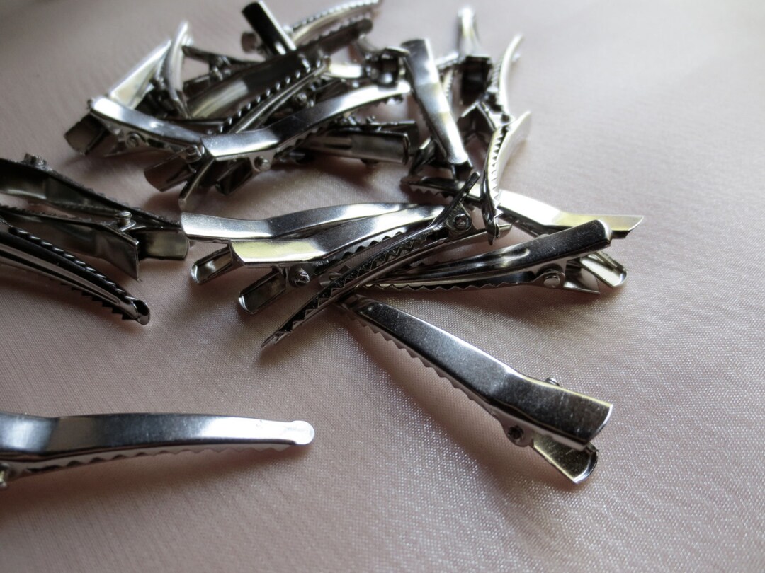 Alligator Hair Clips 24 Pieces 1.75" or 42mm for Baby Flowers, Bridal ...