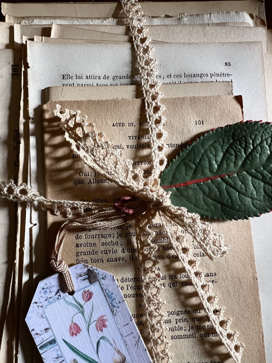 Antique Paper Book Pages 1700's to Early 1900's for - Etsy