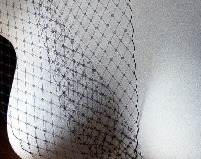 BLACK 9 Russian Veiling for Birdcage Veils Bridal - Etsy