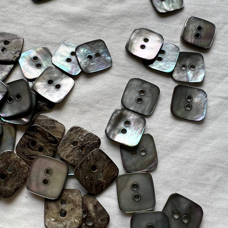 12mm Buttons Grey - Etsy