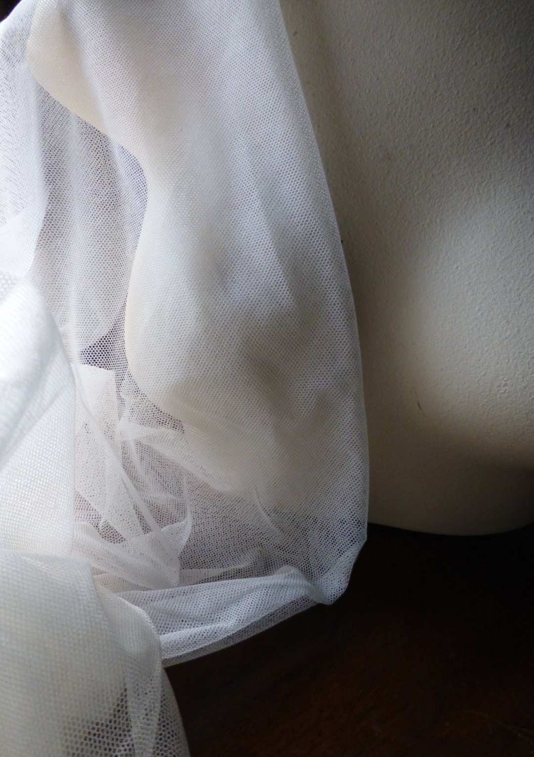 Ivory Cotton Tulle Bobbinet SAMPLE – Fine Bridal Lace Fabric - Etsy