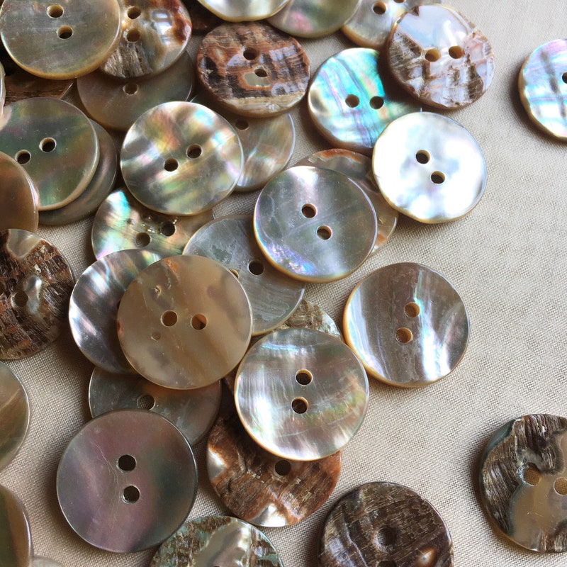 Abalone Buttons - Etsy