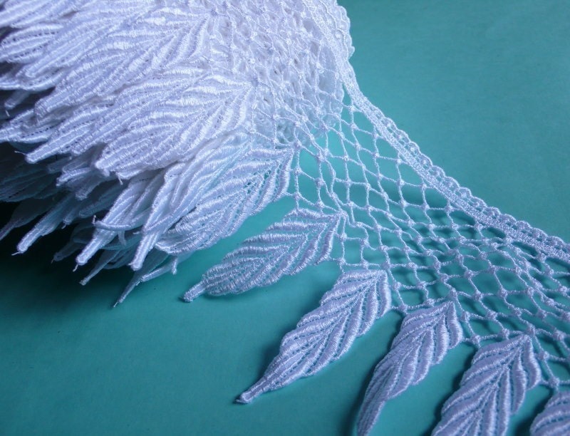 Ivory Lace Leaves Applique Leaves for Bridal Jewelry or - Etsy