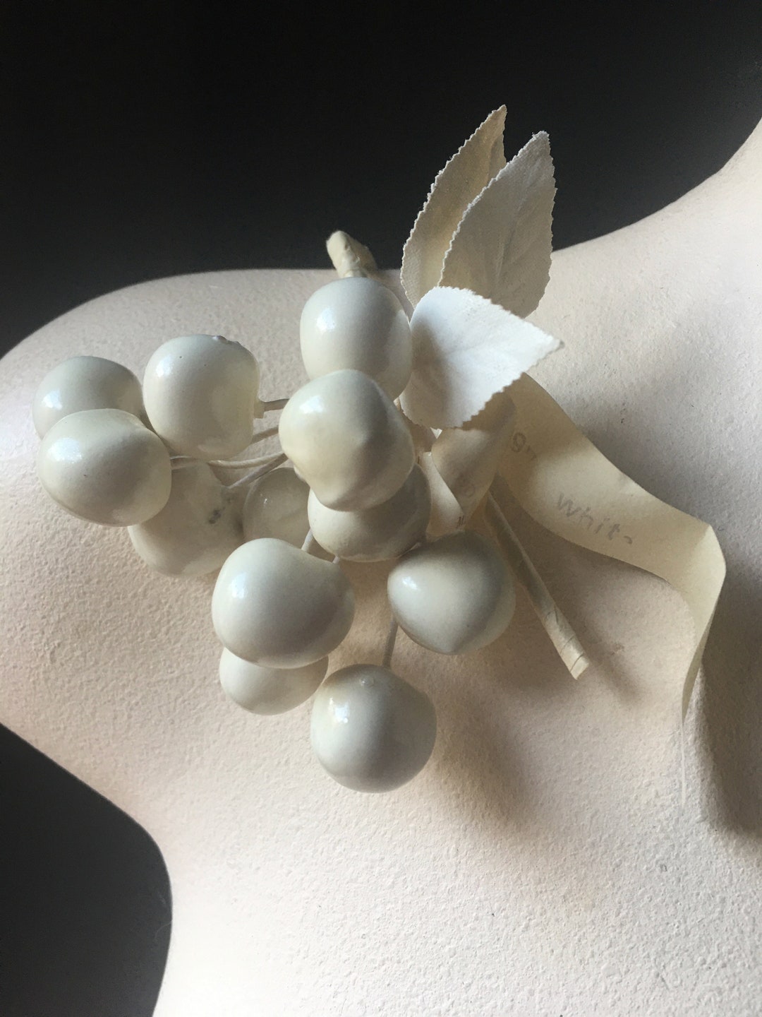 Vintage Ivory Berry Spray for Bridal, Boutonnieres, Halos, Wreaths ...