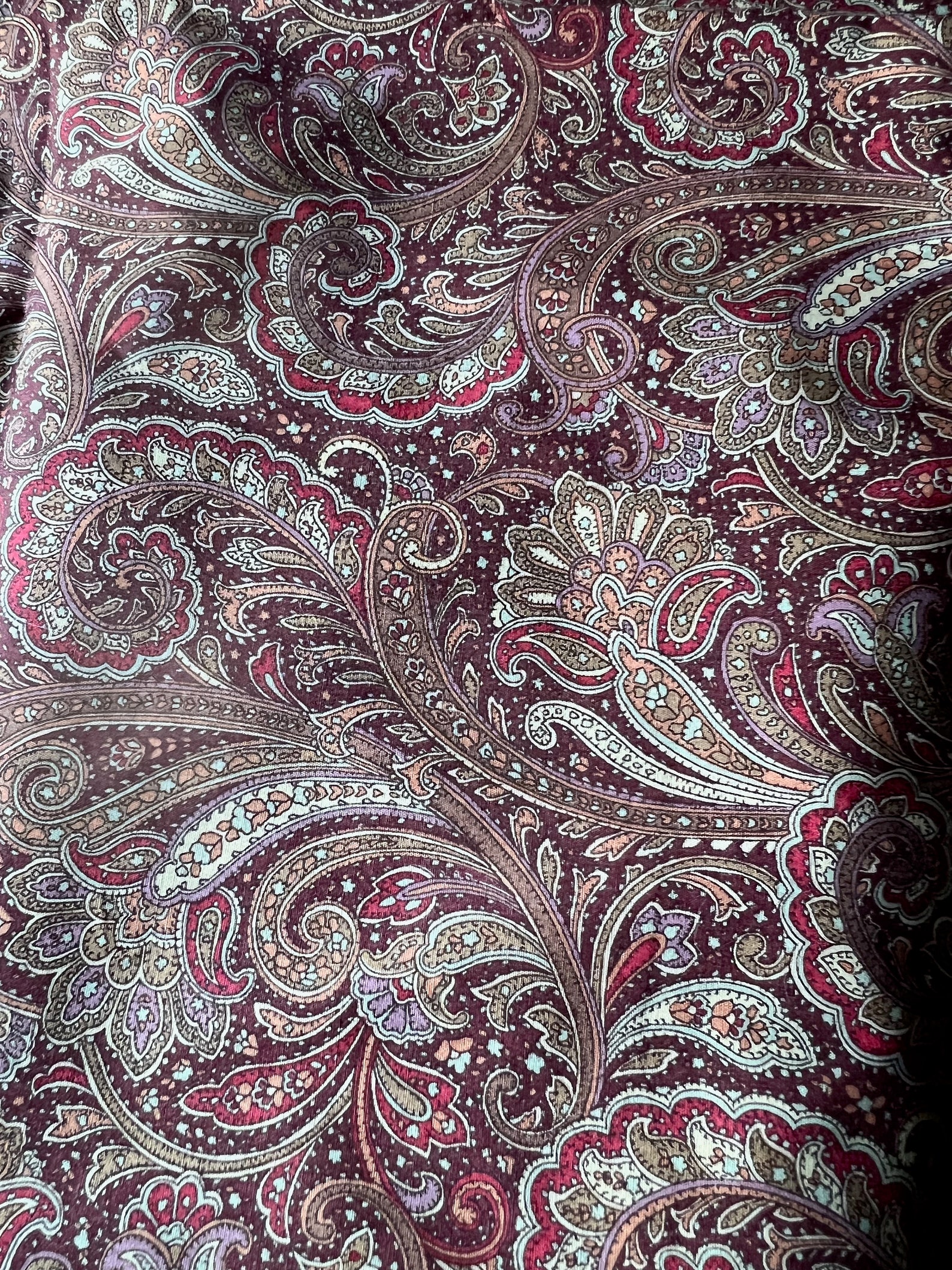 FALL PAISLEY Cotton Fabric by Kaufman for Dresses, Shirts, Skirts ...