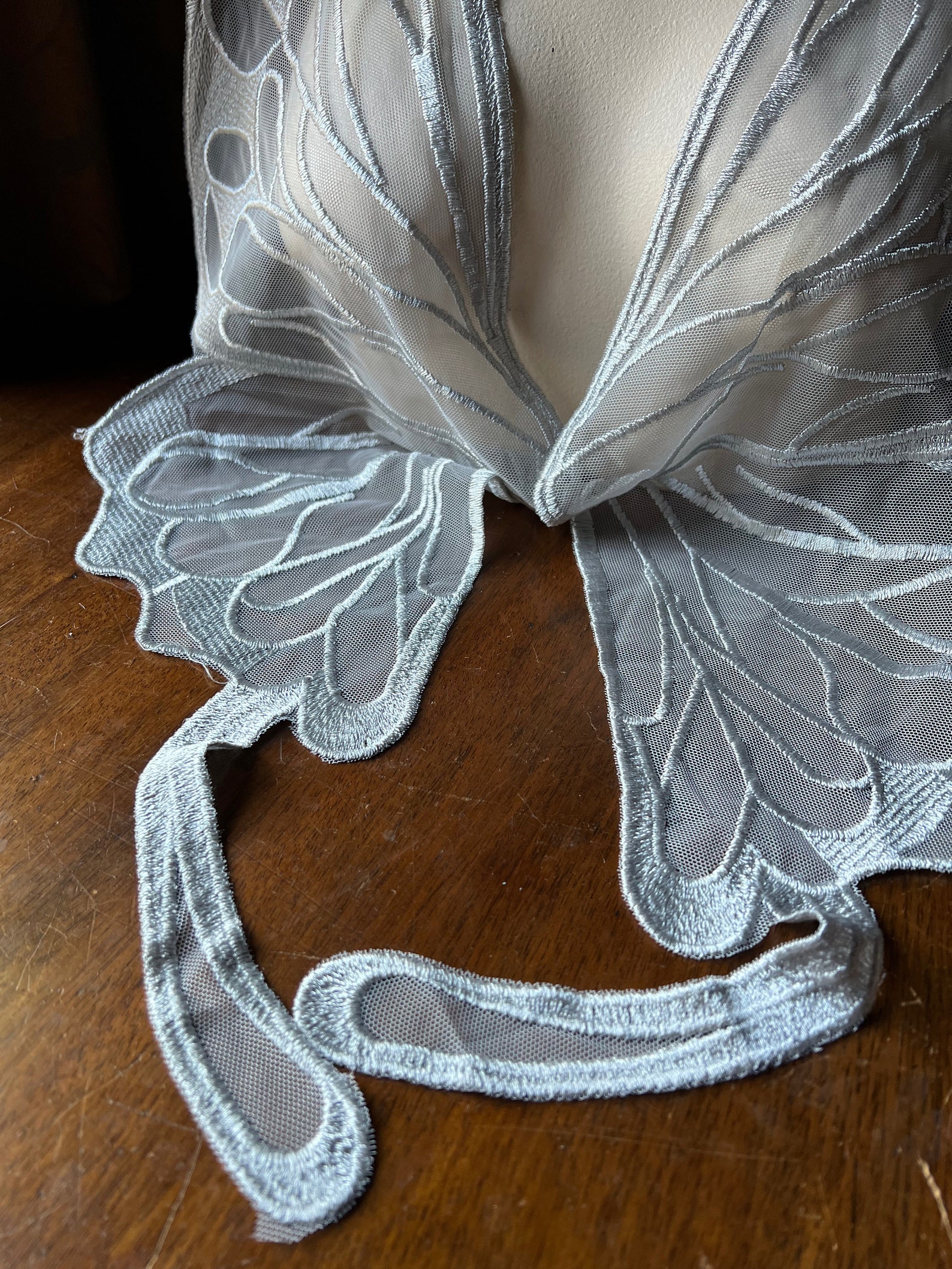 GREY Butterfly Wings Appliques for Lyrical Dance Fairy - Etsy