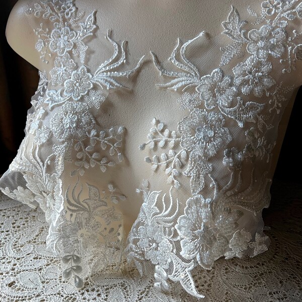 White Applique - Etsy