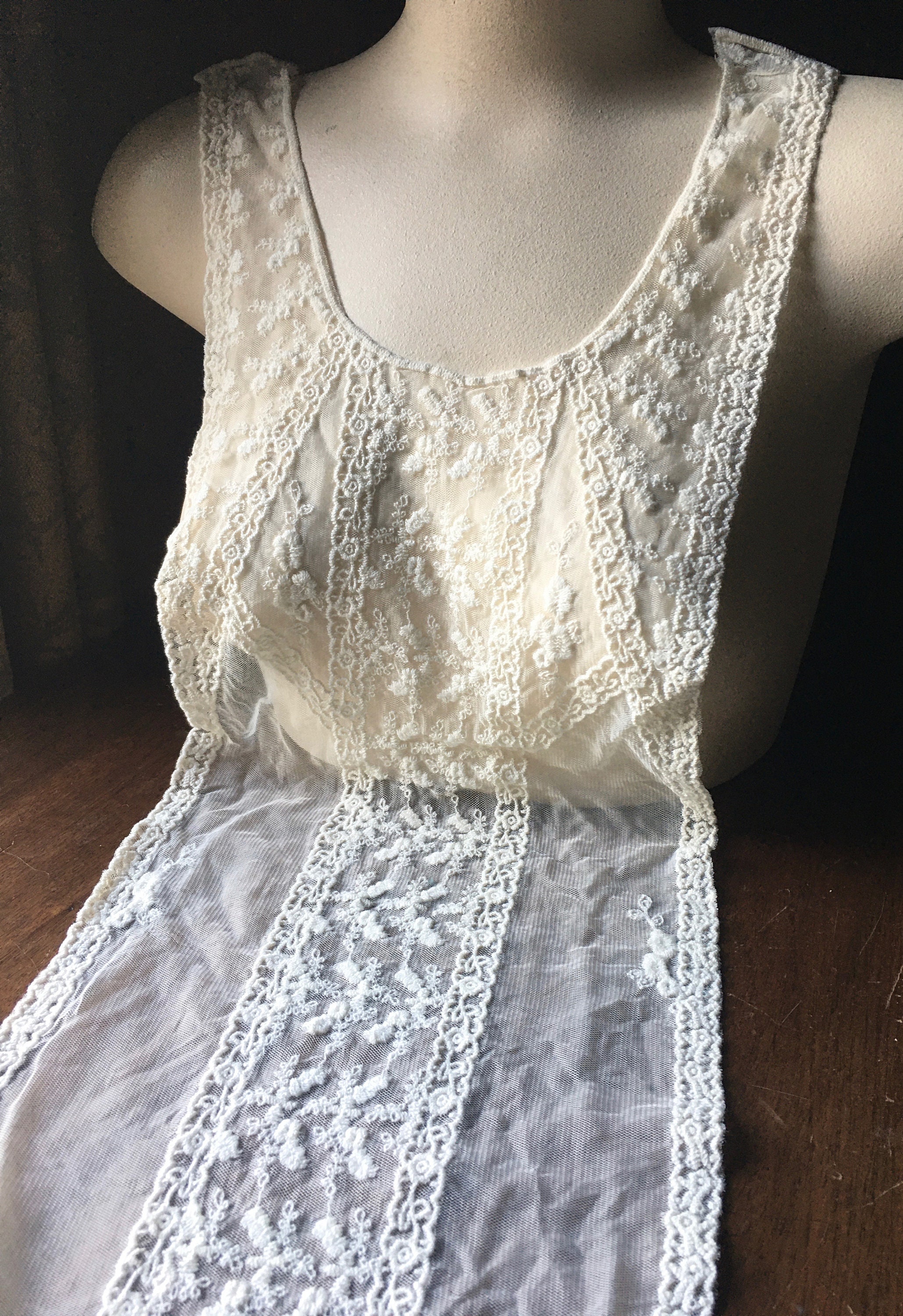 IVORY Long Lace Applique for Garments Gowns Edwardian - Etsy