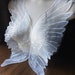 White Angel Wing Applique PAIR in Organza for Bridal - Etsy
