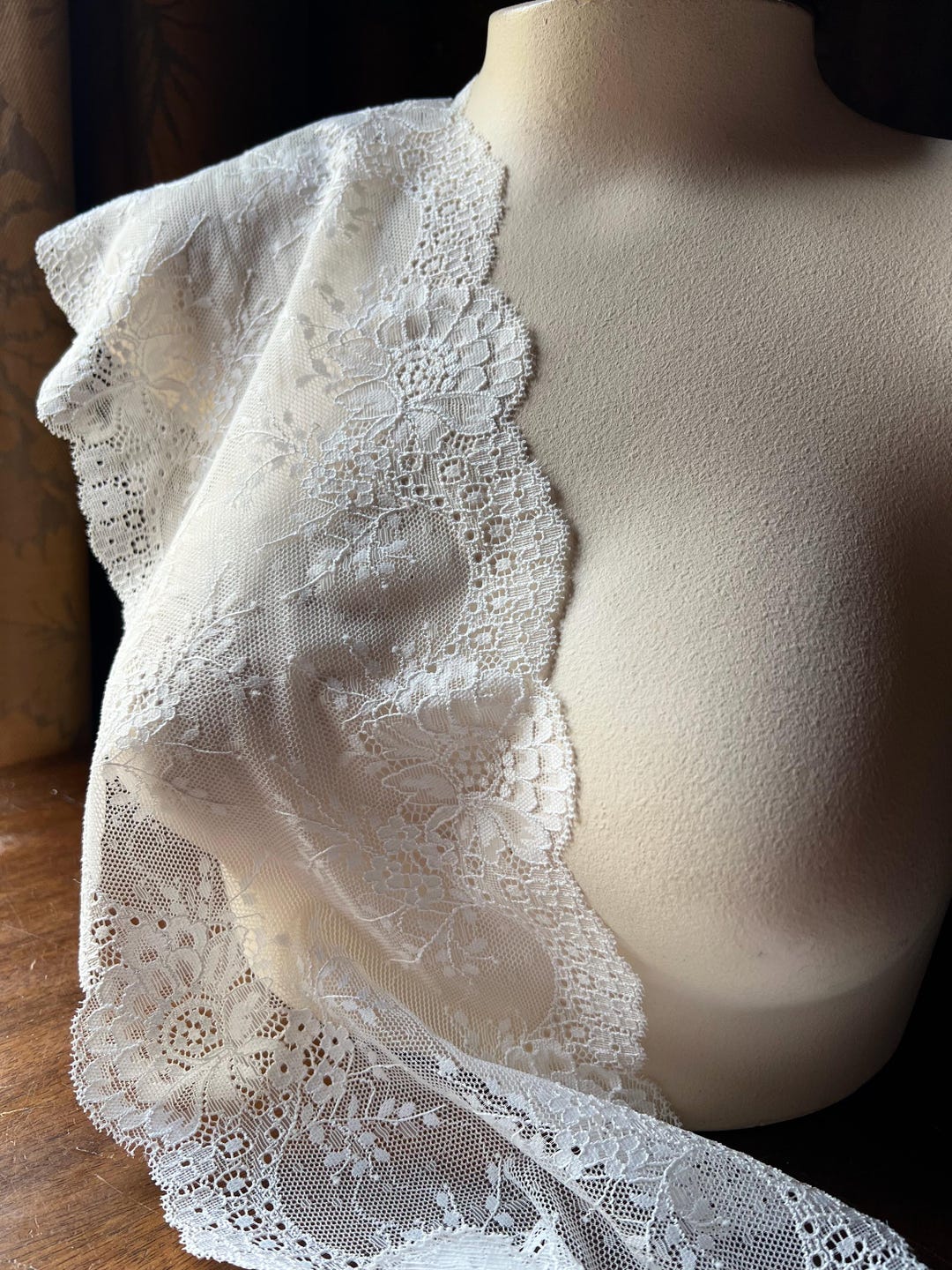 LIGHT IVORY Stretch Lace for Bridal, Lingerie Design STR - Etsy
