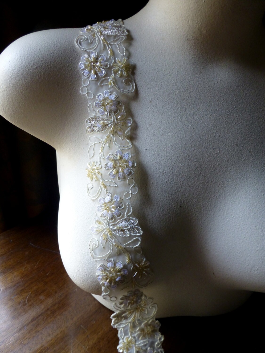 18 Gold Champagne Beaded Trim for Lyrical Dance Costume - Etsy