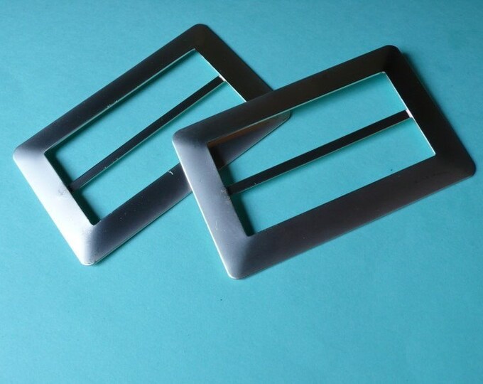 2 Self Cover Belt Buckle Blanks for Altered Couture, Costume Design ...