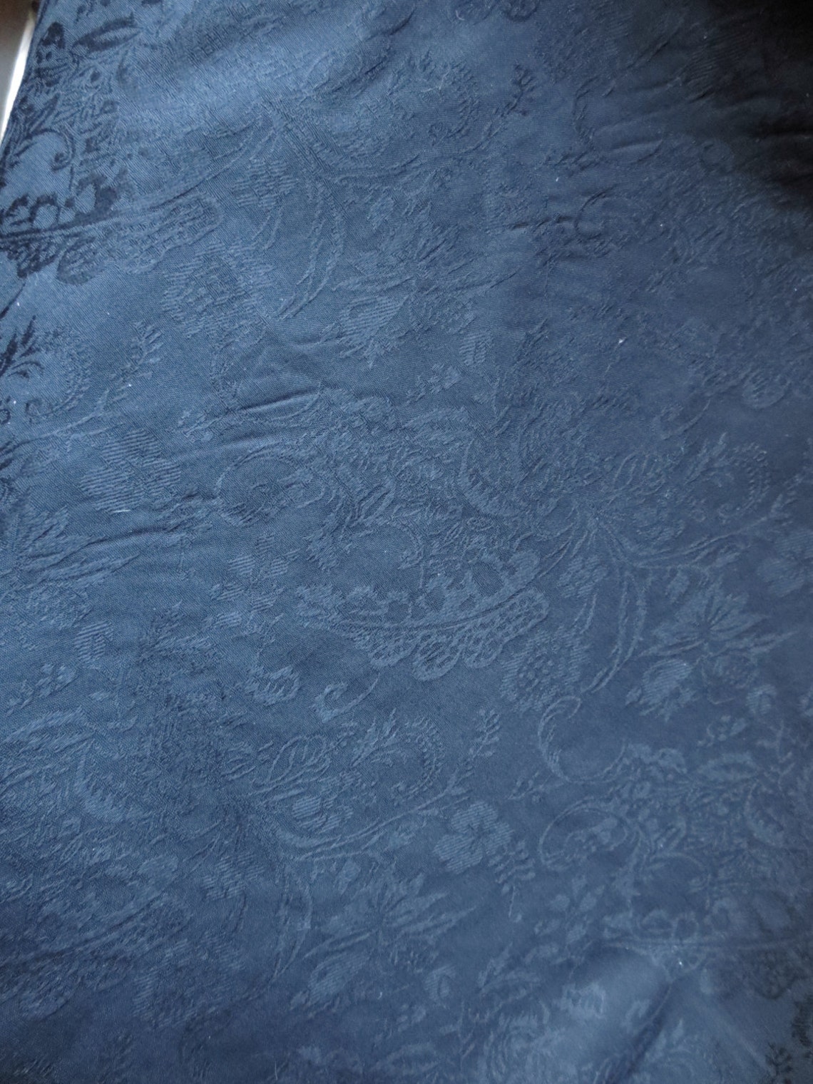 Black Stretch Jacquard Fabric for Garments Costumes - Etsy
