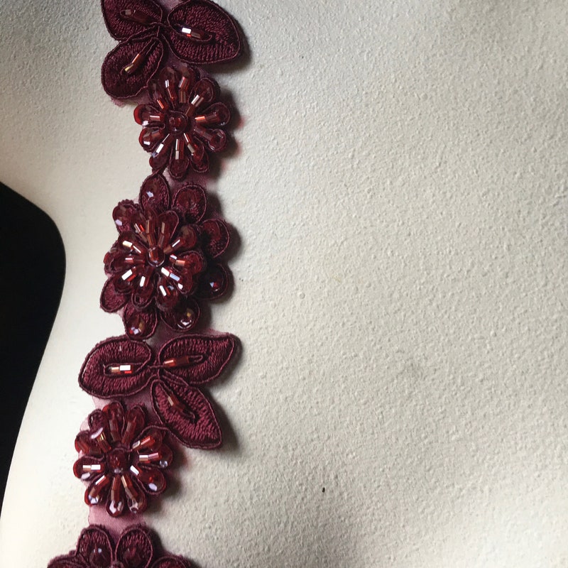 Maroon Trim - Etsy