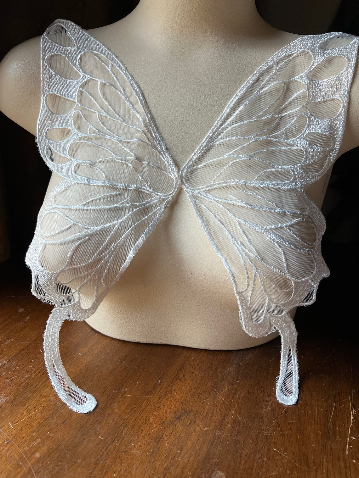 WHITE Butterfly Wings Appliques for Lyrical Dance Fairy - Etsy