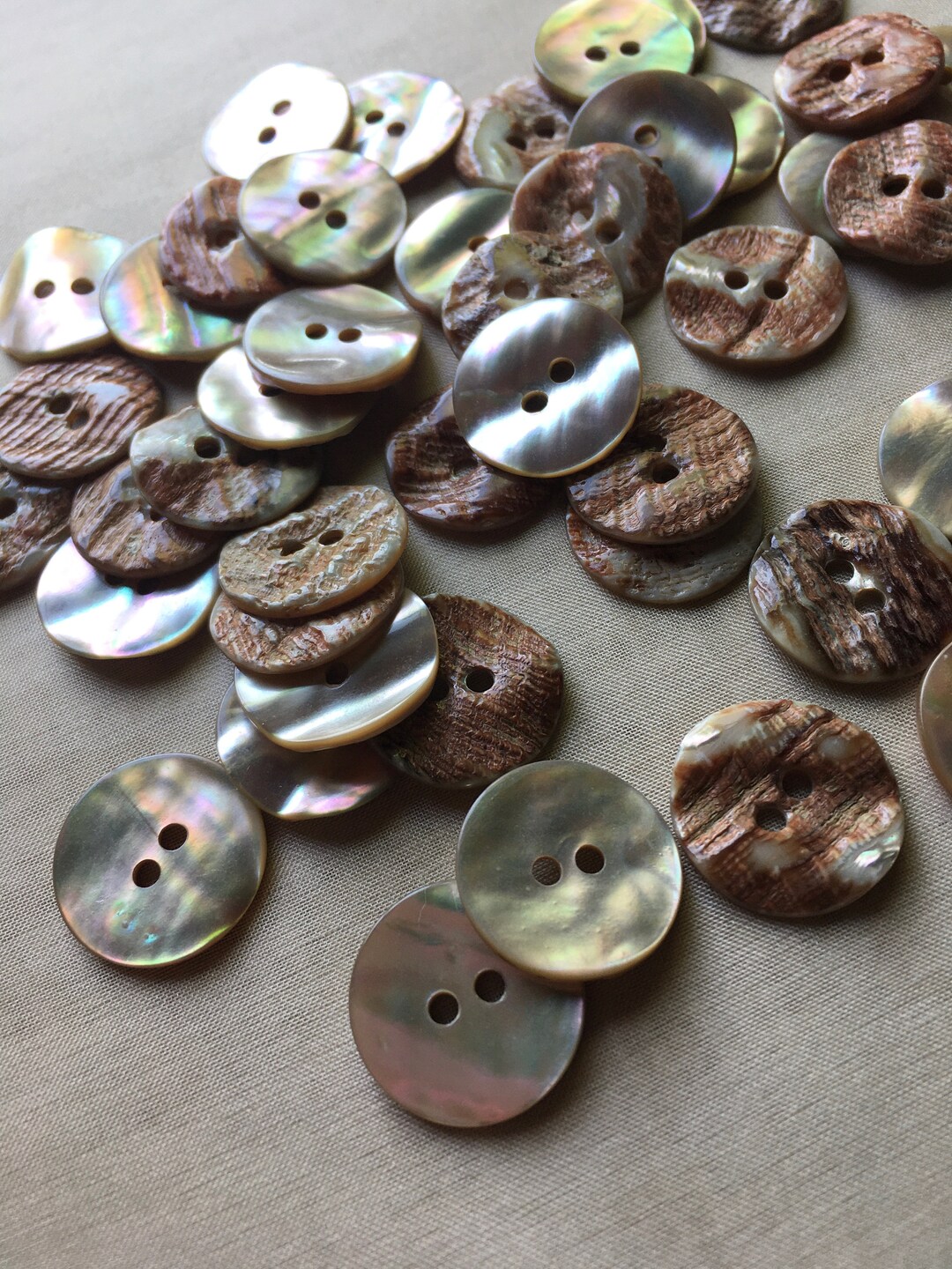 8 Pink Abalone Buttons: Mexican Shell, 19mm, 30L BU 17 - Etsy