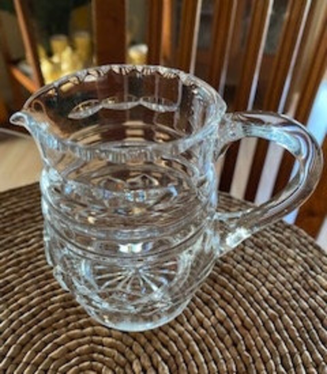 CRYSTAL WATER JUG Small Hand-cut Bohemia Glass - Etsy Canada