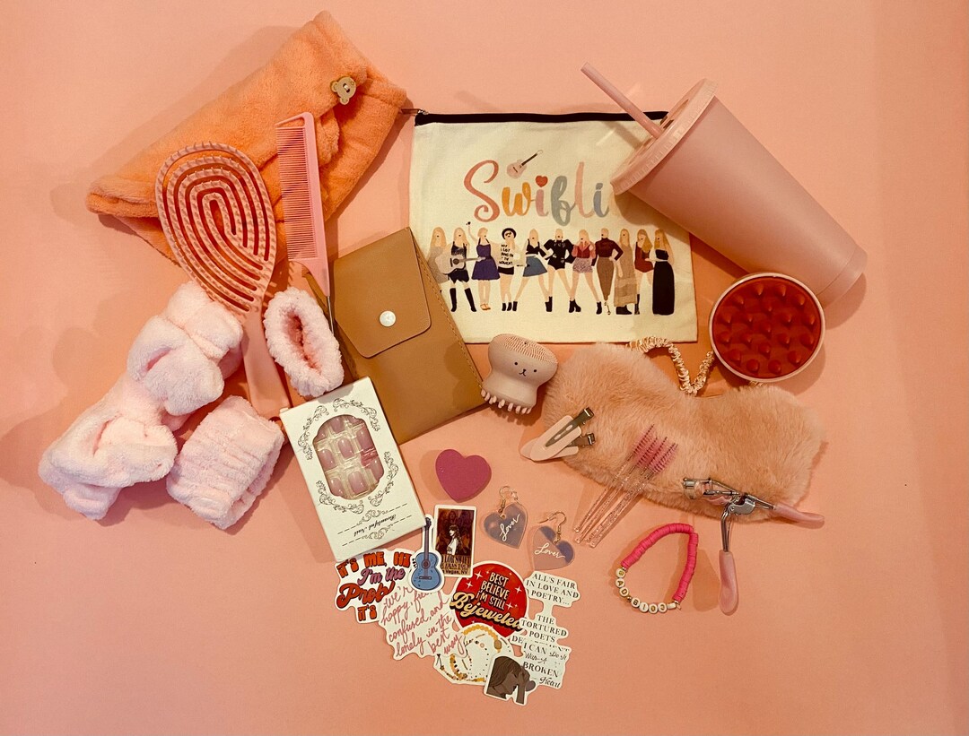Taylor Swift Pamper Set, Gift Set, Swiftie, Makeup Bag, Skincare ...